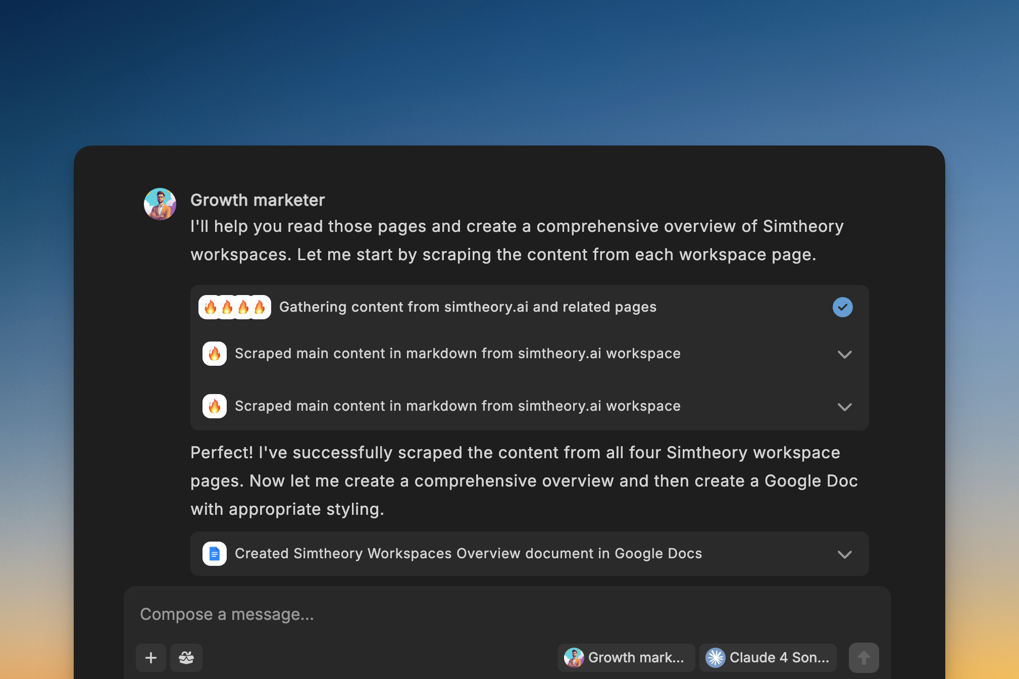 Simtheory: The AI workspace for teams